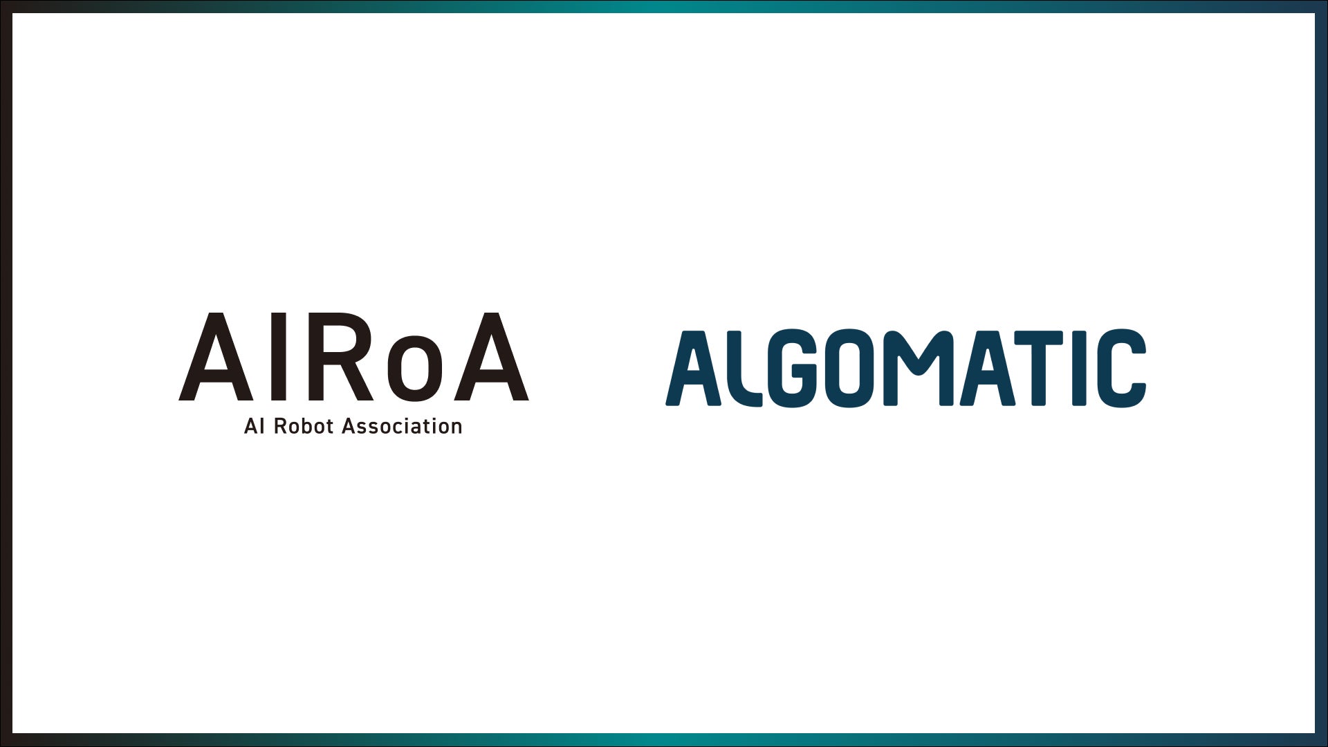 Algomatic、一般社団法人AIロボット協会（AIRoA）に育成会員企業として入会 - AI-Watch